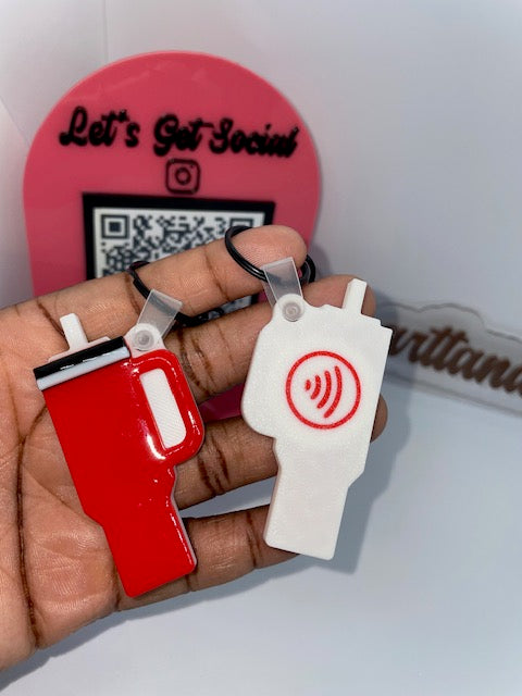 Tumbler NFC Keychain 3D printed – Phan' Art Land Creations